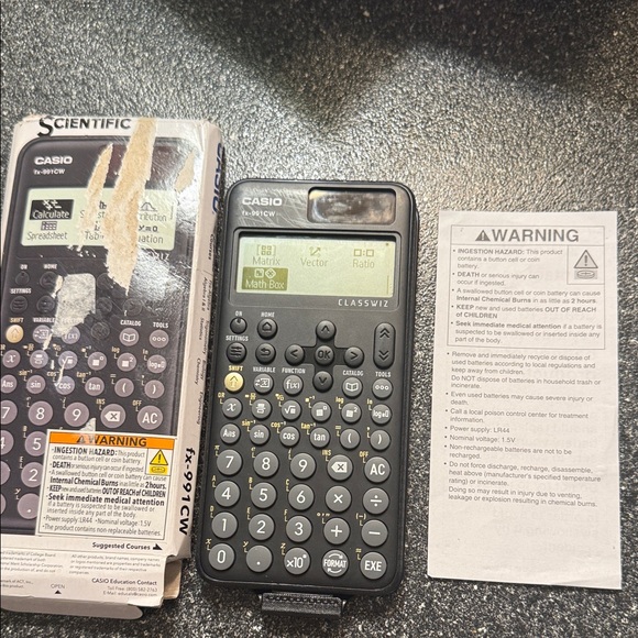 Casio | Other | Casio Classwiz Scientific Calculator In Black | Poshmark